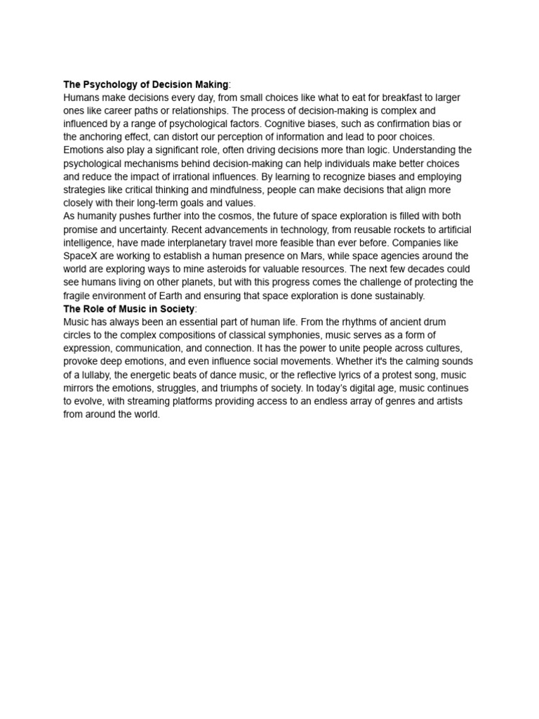 Paragraphs About Something or Other | PDF