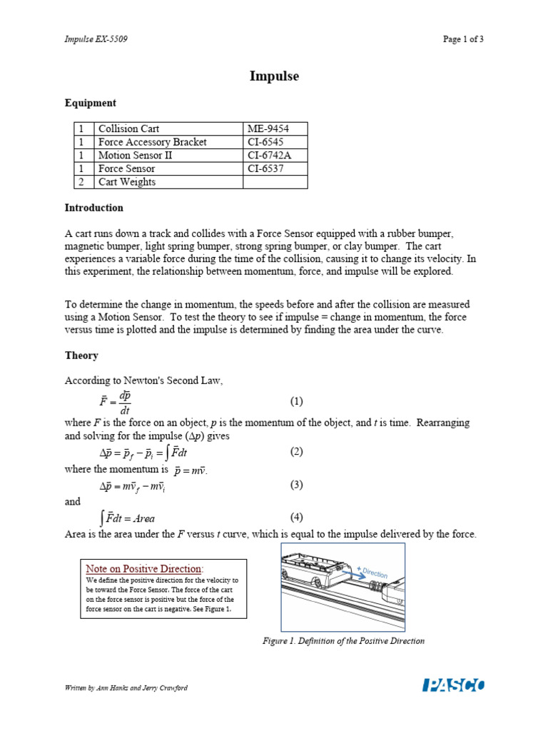 Impulse and Momentum Fall 2023 | PDF | Force | Momentum