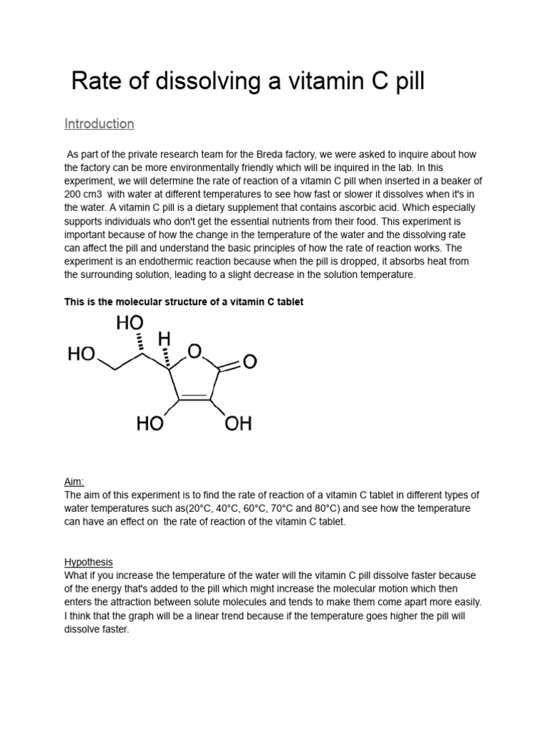 Lab Report-Tanay | PDF | Tablet (Pharmacy) | Water