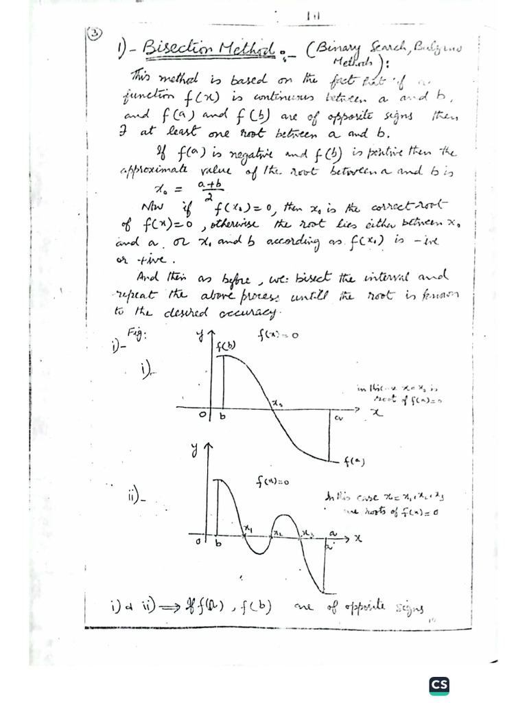 Bisection Method | PDF