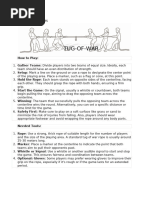 Tug of War Scoresheet | PDF | Sports
