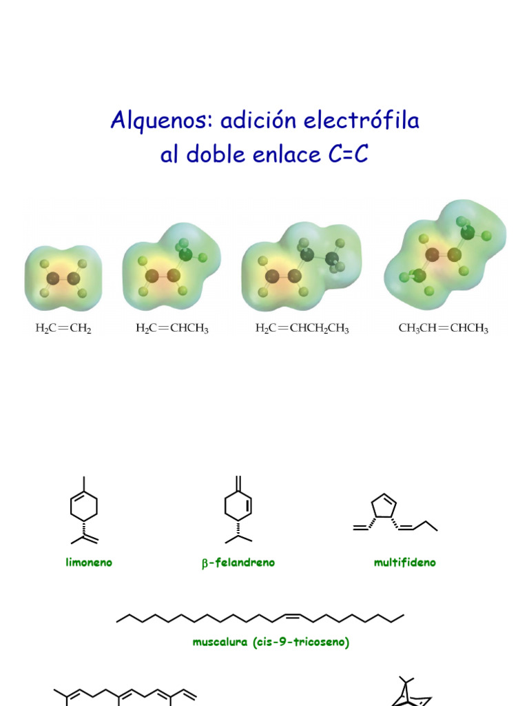 Tema4 Alquenos | PDF | Alqueno | Compuestos químicos