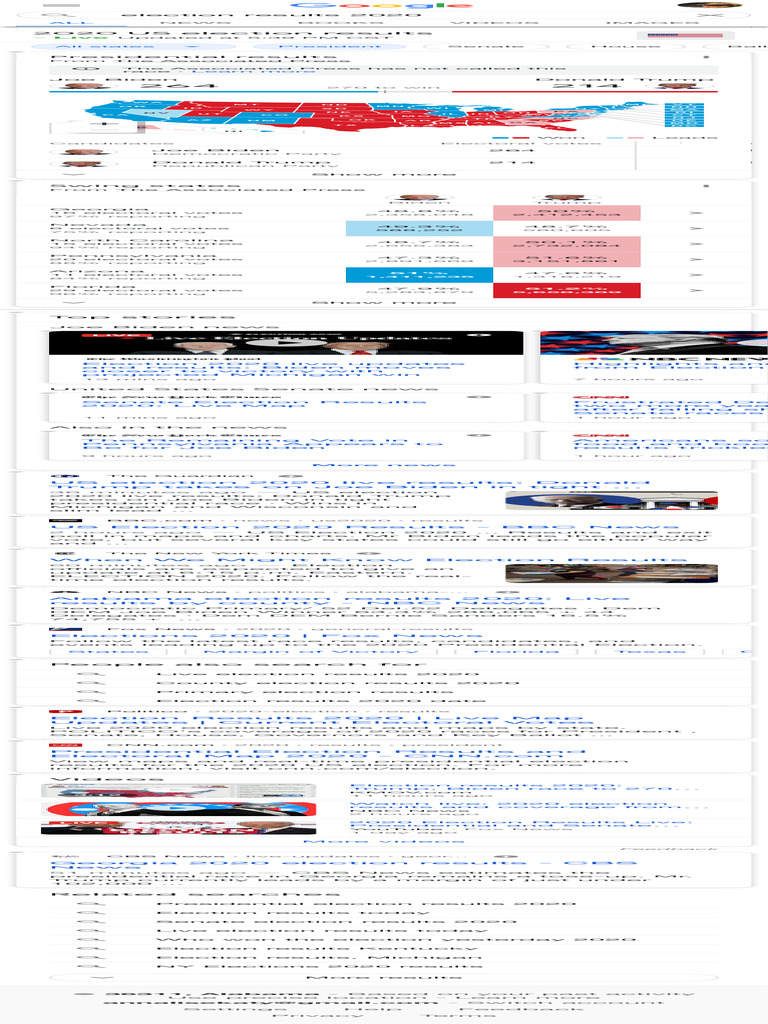 Election Results 2020 - Google Search | PDF | United States ...