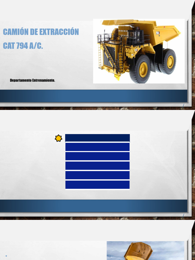 CAT 794AC Comprimido | PDF | Camión | Turbocompresor