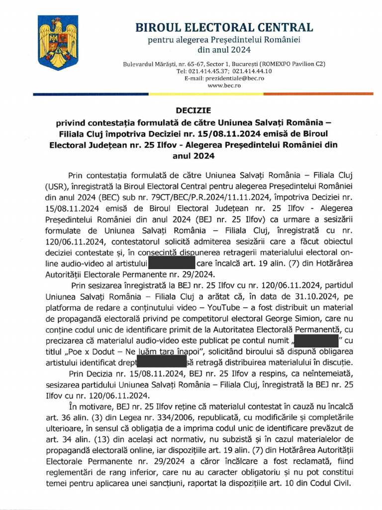 Decizie BEC 148D | PDF