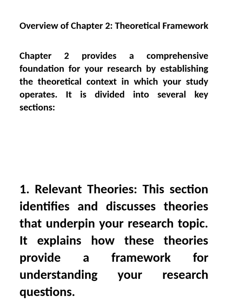 Overview of Chapter 2 PR2 | PDF | Hypothesis | Theory