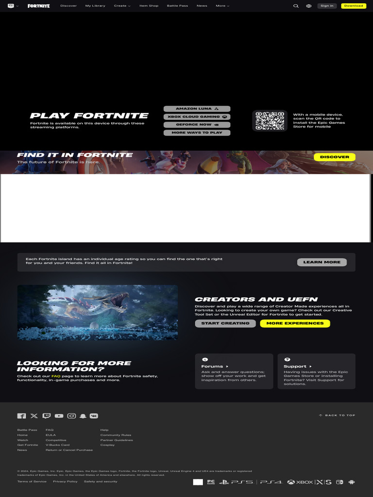 Fortnite Download All The Ways To Play Fortnite | PDF | Gaming ...