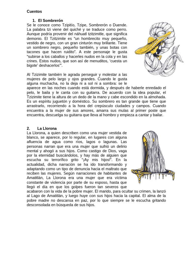 2 Leyendas, 2 Fabulas, 2 Historias | PDF