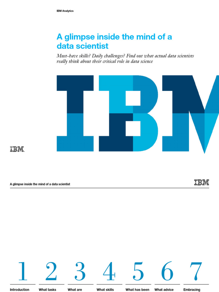 Inside the Mind of Data Scientists | PDF | Data Science | Big Data
