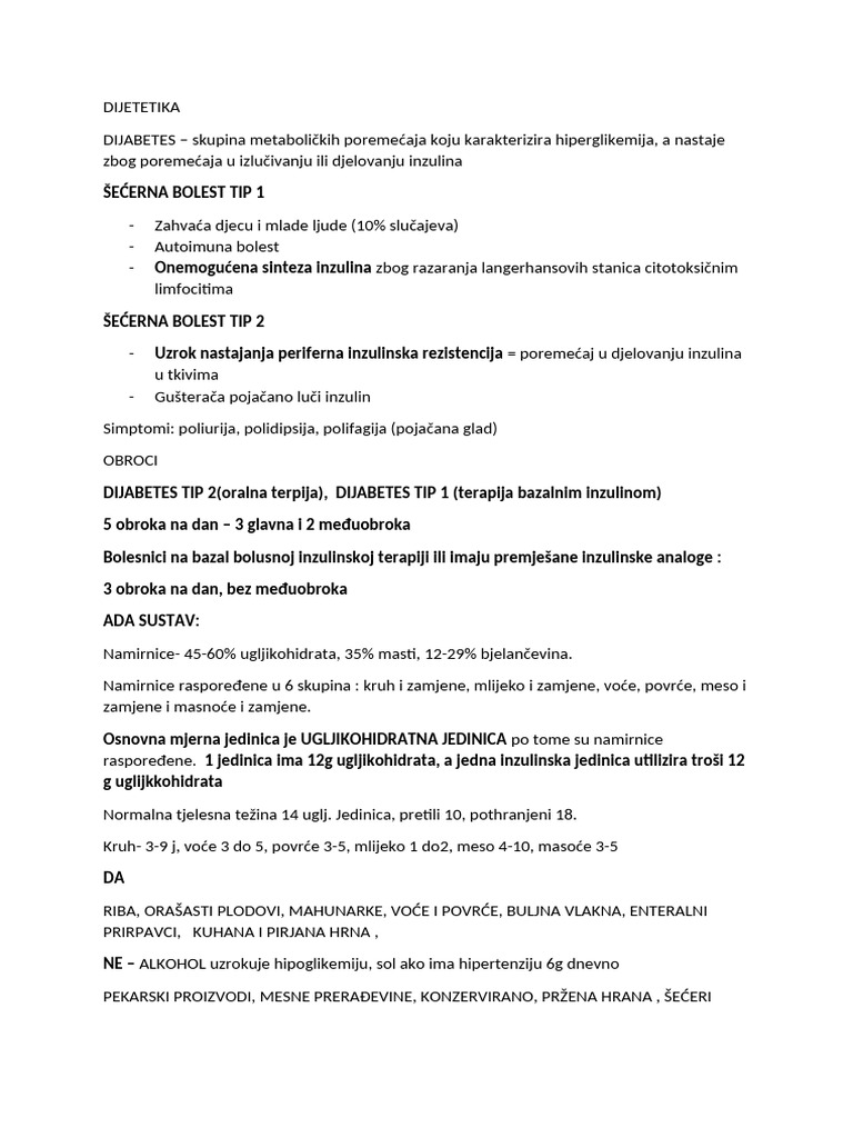 DIJETETIKA | PDF