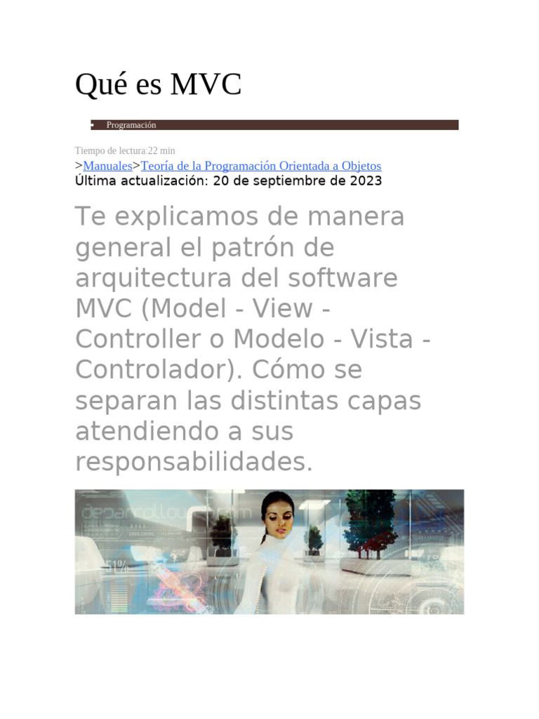 MVC 3 | PDF | Modelo – Vista – Controlador | Software