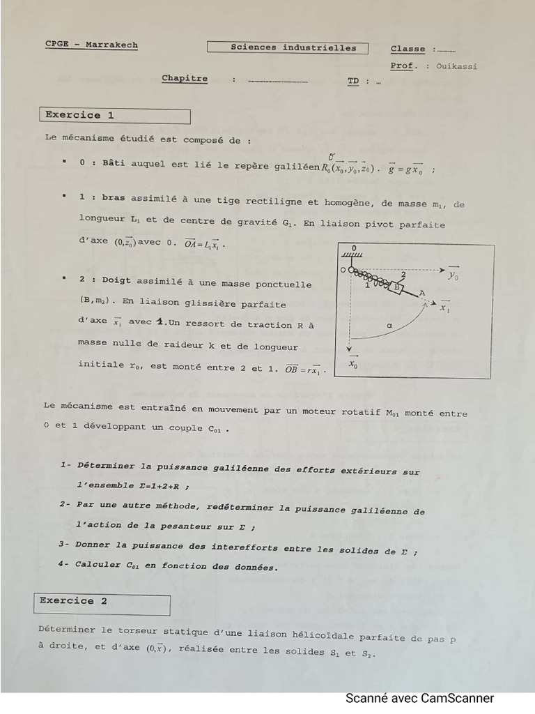 TD Correction Dynamique | PDF