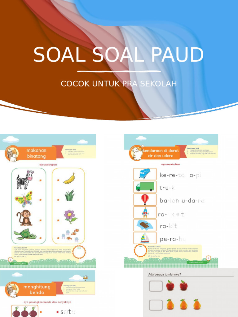 Soal Soal Paud | PDF