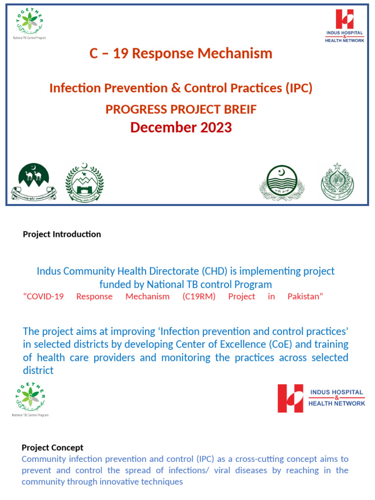 IPC Project Breif Badin 14-12-2023 Update | PDF | Health Care | Social ...