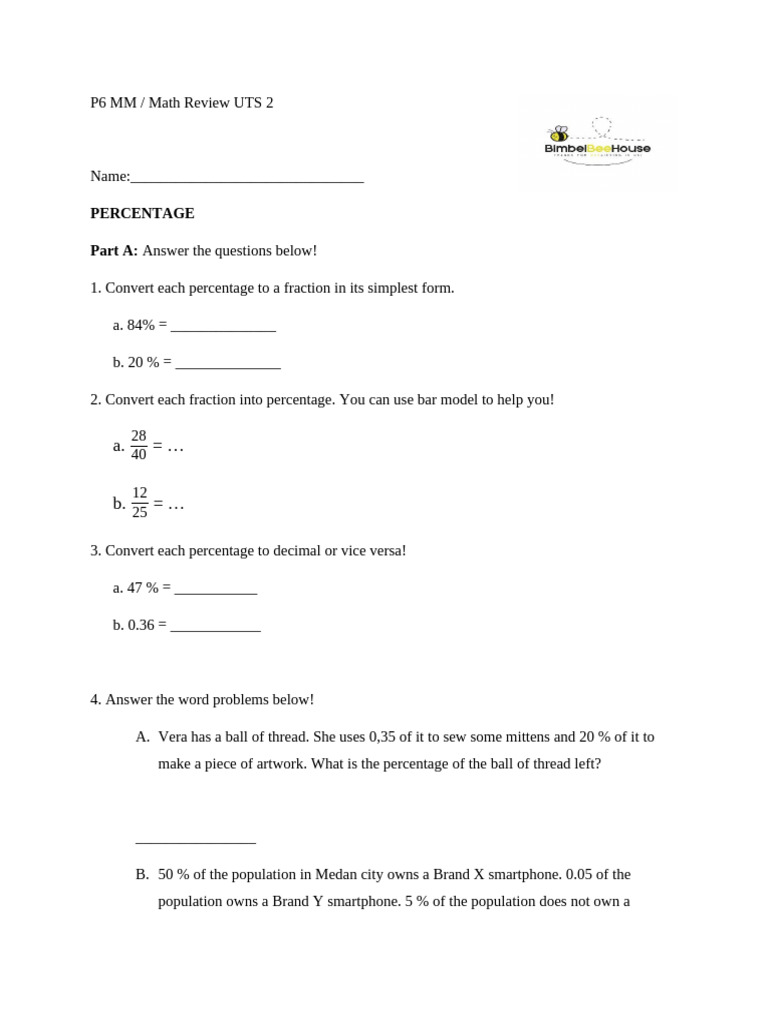 p6 MM Math RatioandProportionExercise | PDF | Cakes | Ratio