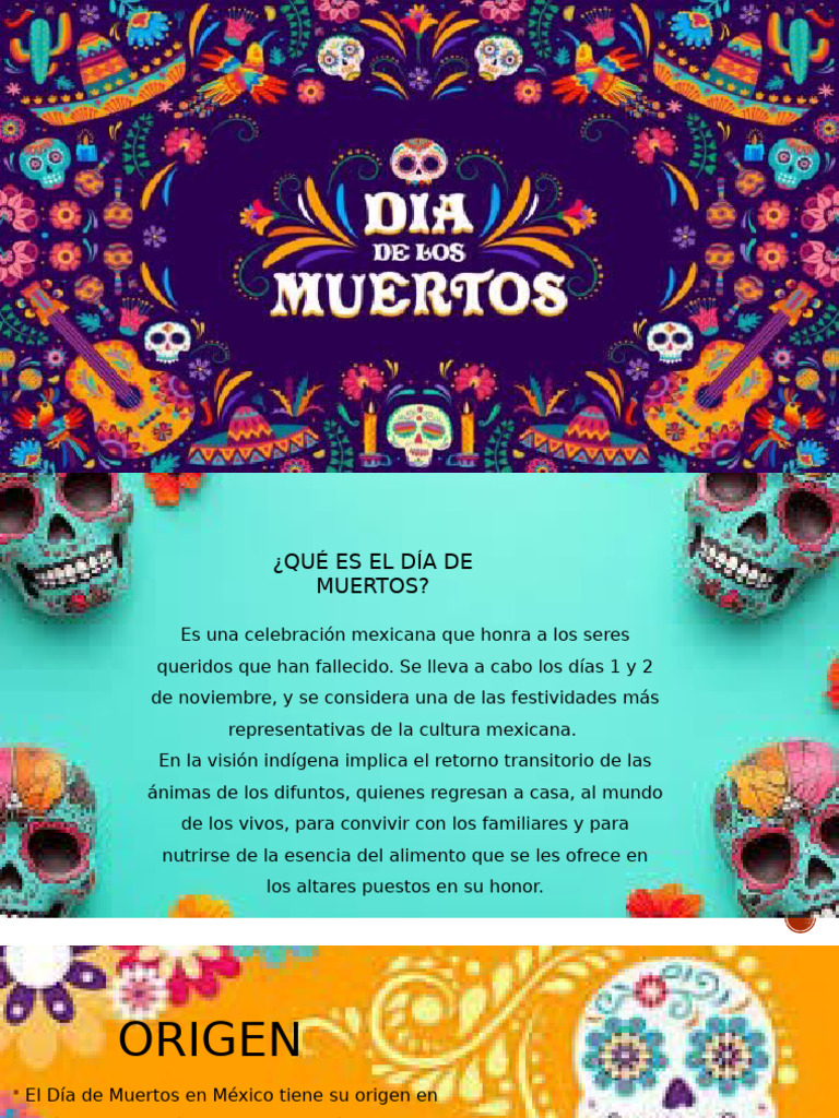 Presentacion Del Dia de Los Muertos | PDF