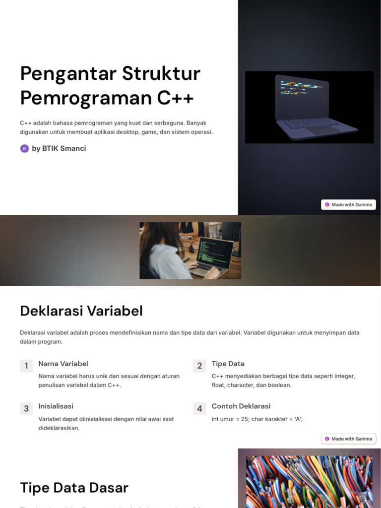 1 - Pengantar Struktur Pemrograman C | PDF