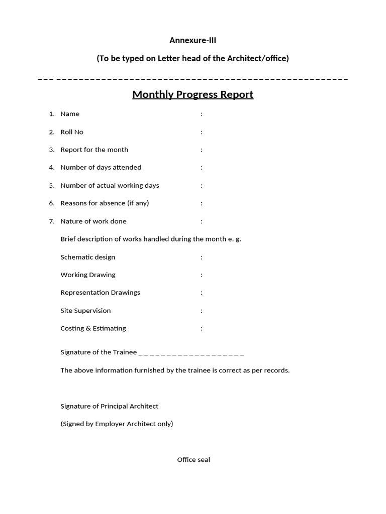 VSAP, Hyd - Monthly Report | PDF