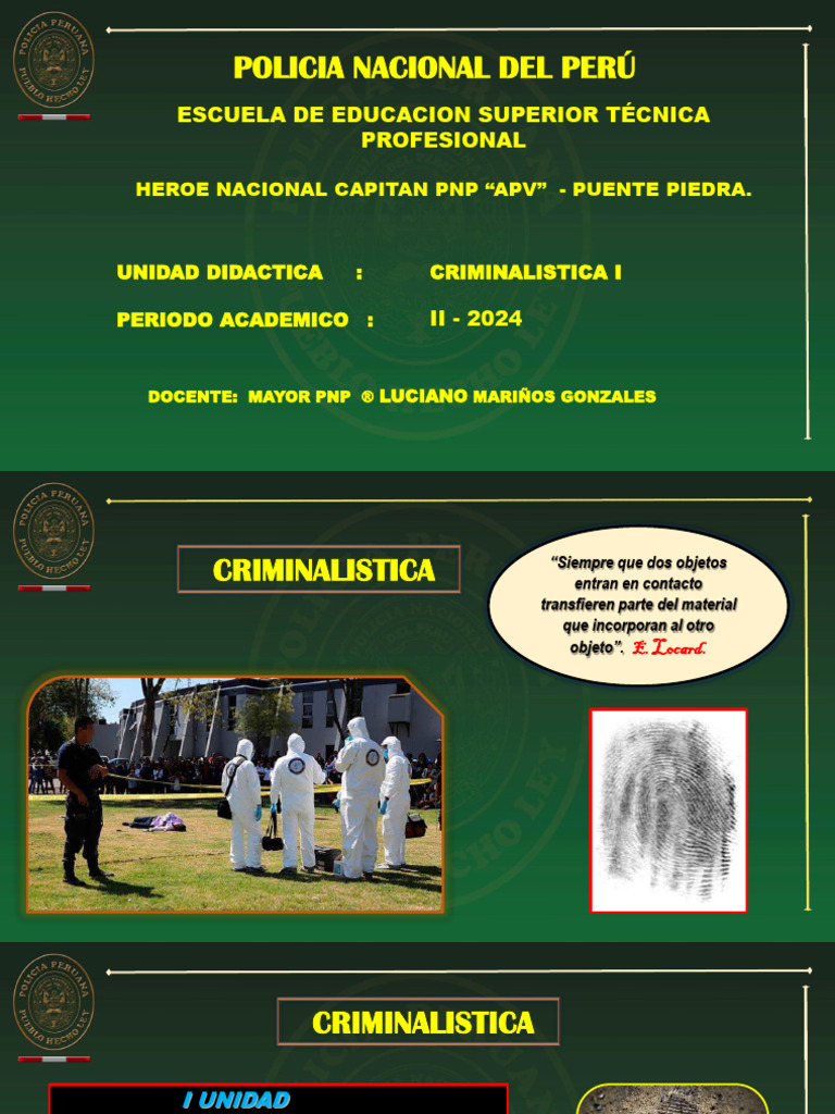 Criminalistica Tema I-Comprimido | PDF | Ciencia forense | Policía