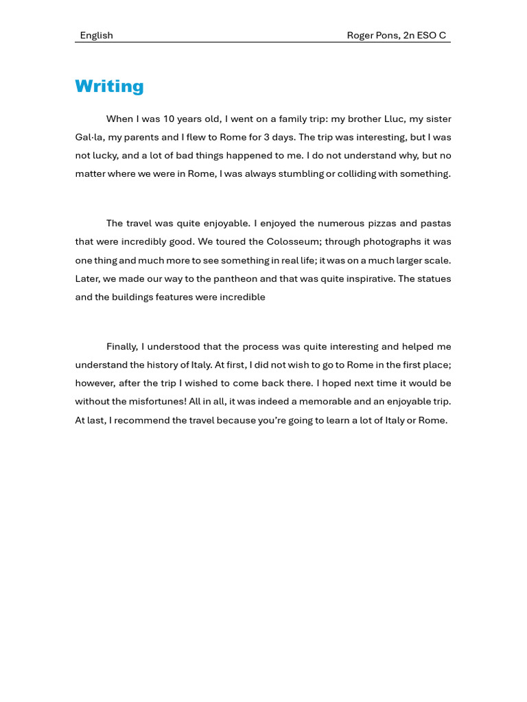 New English Writing | PDF | Classics | General Fiction