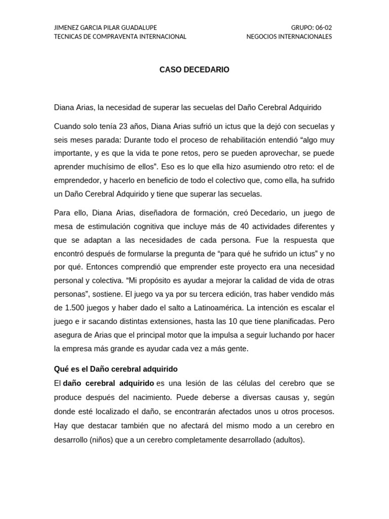 DECEDARIO | PDF | Carrera | Especialidades Medicas