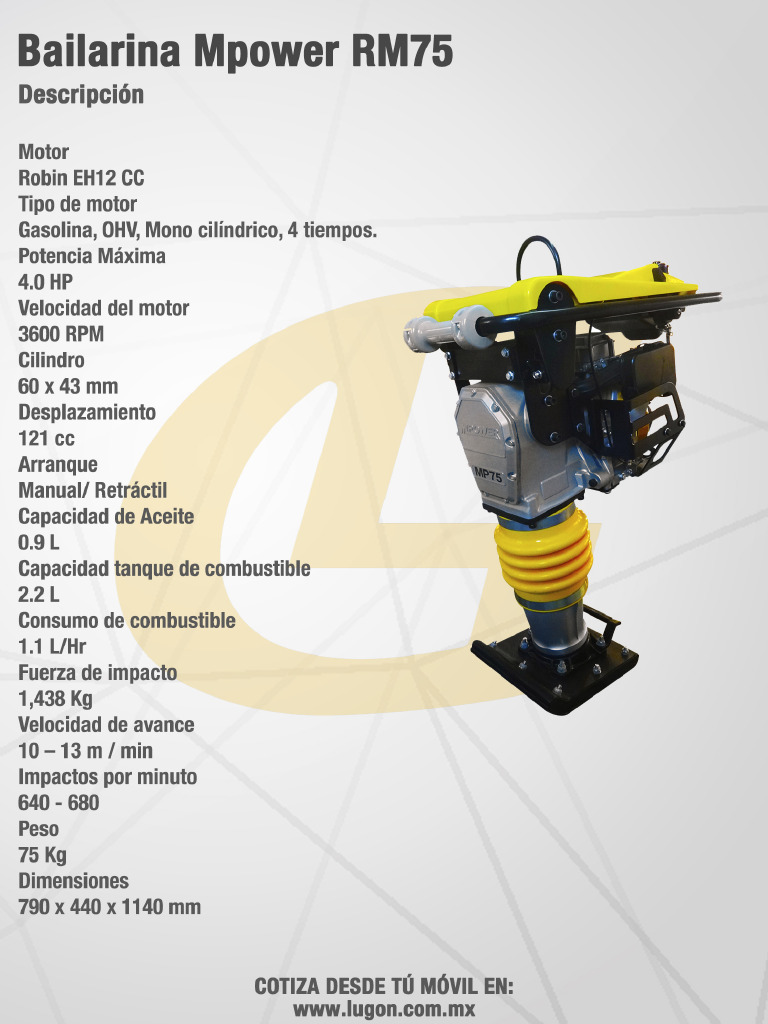 Bailarina Mpower RM75 | PDF