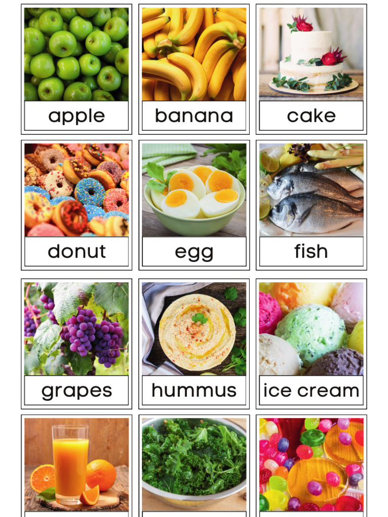 Alphabet Food Picture Flashcards 20240227 192311 0000 | PDF