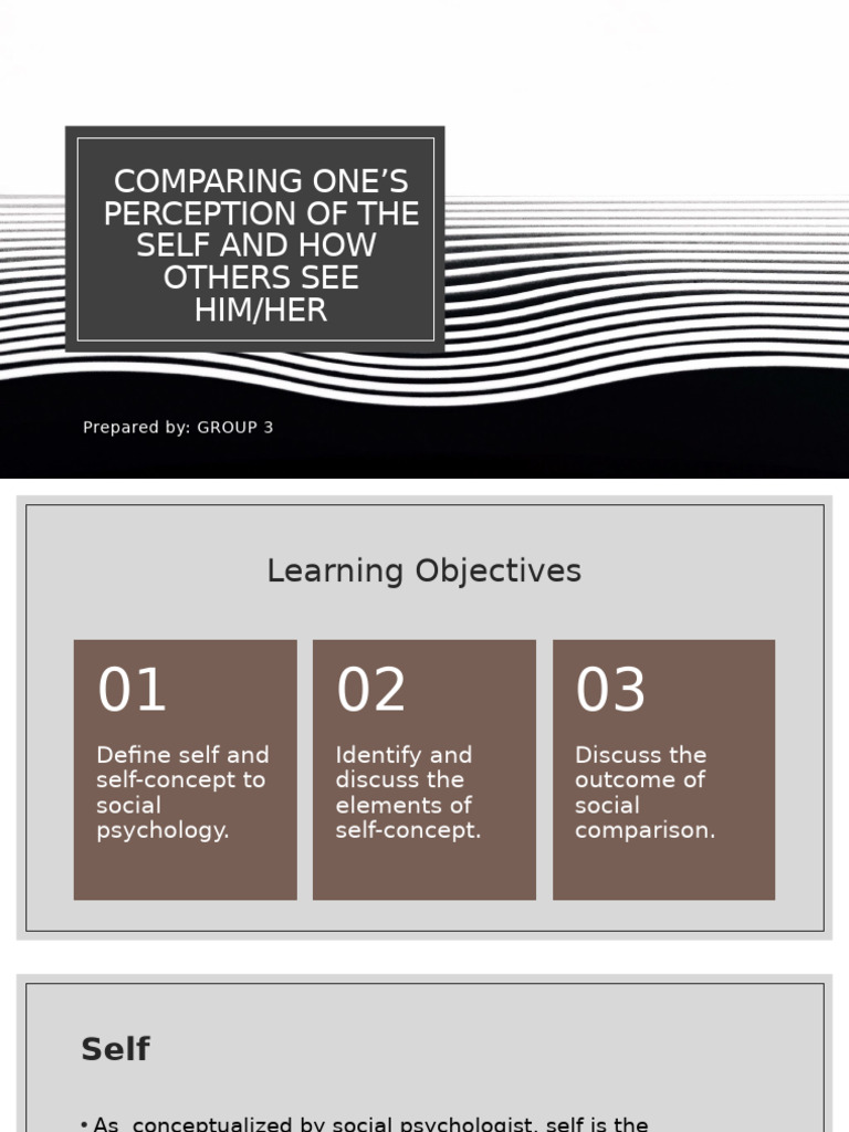 Comparing Ones Perception of The Self and How | PDF | Self Concept ...