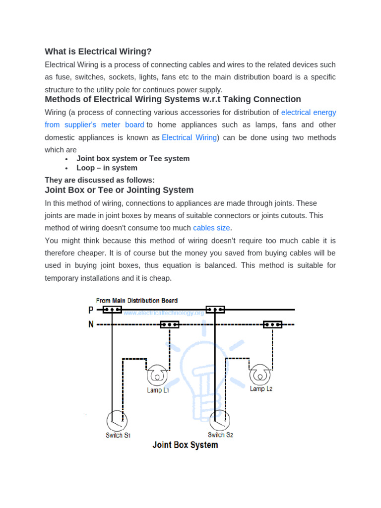 Electrical Wiring | PDF | Electrical Wiring | Pipe (Fluid Conveyance)