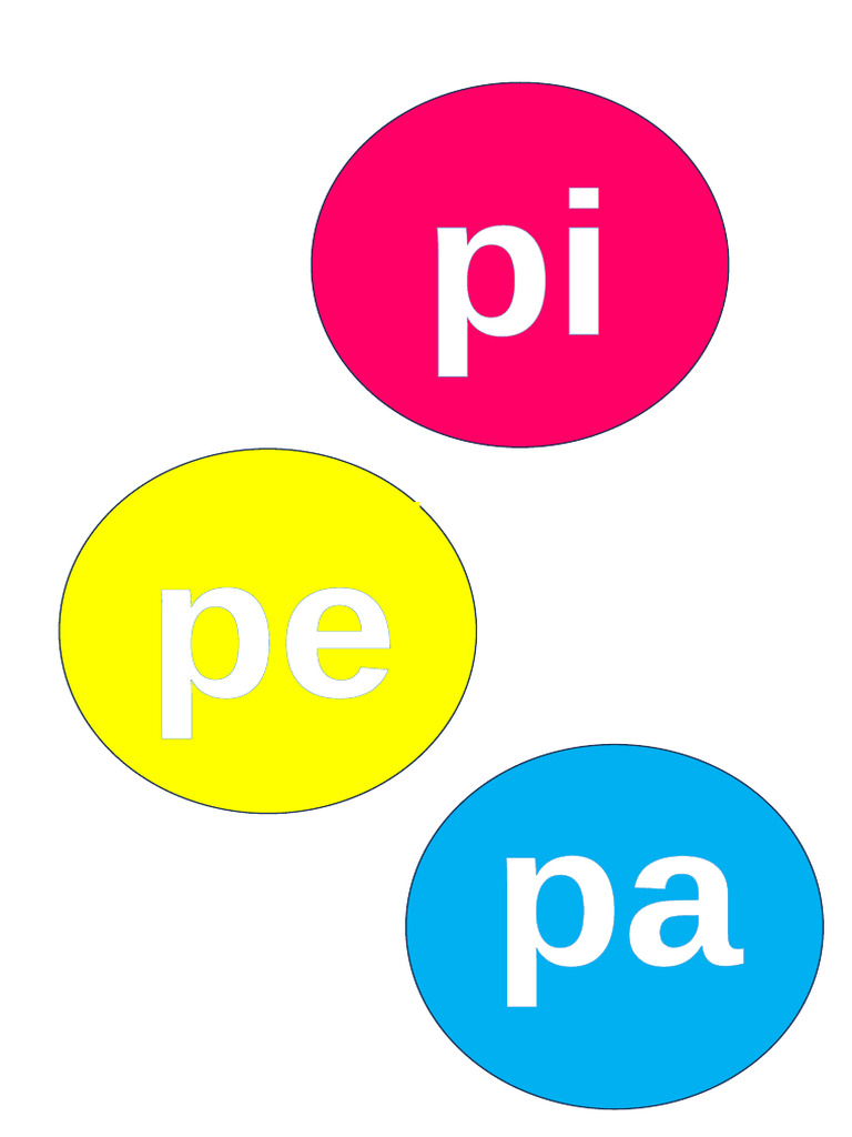 Silabas Pa Pe Pi Po Pu | PDF