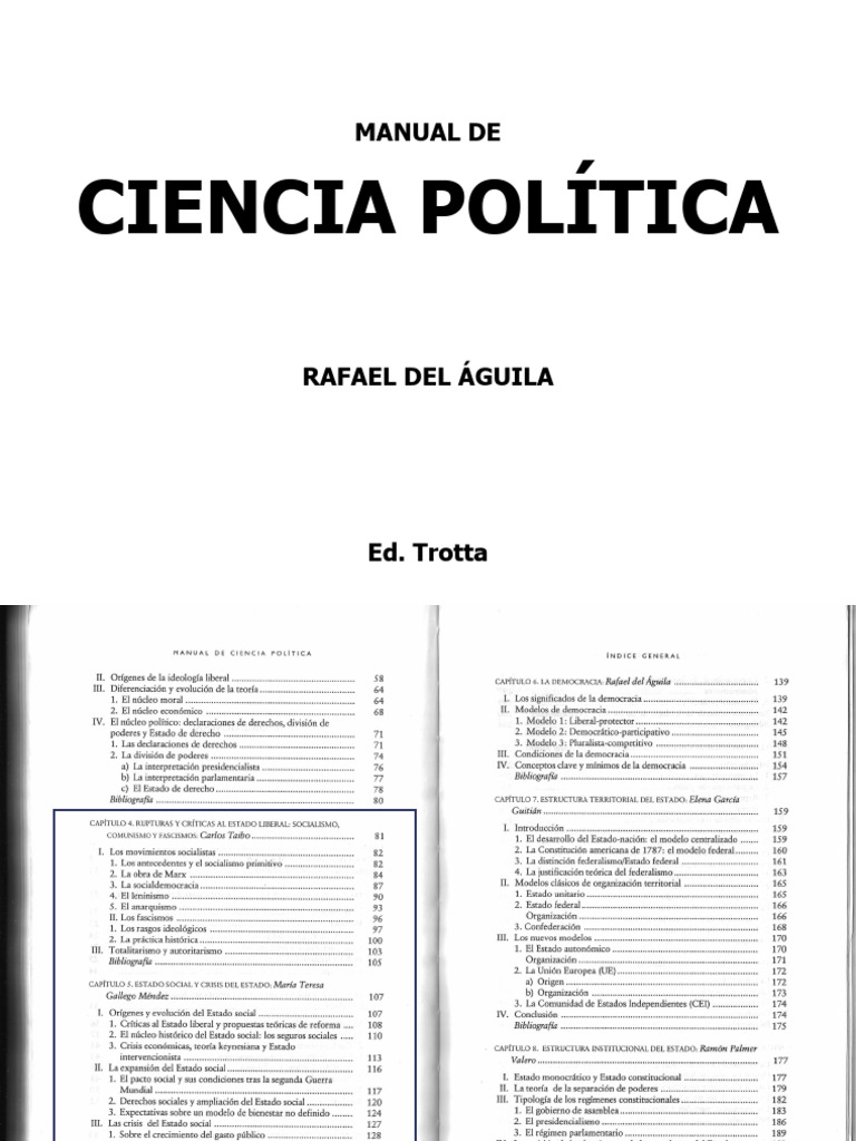 Manual de Ciencia Pol Tica Extracto | PDF | Formas de gobierno | Ciencias Políticas
