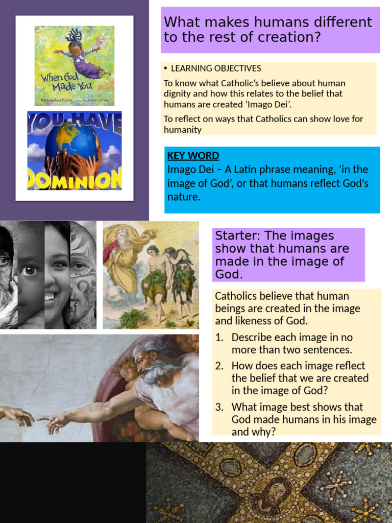 Humans as Imago Dei: Dignity and Love | PDF | Image Of God | God