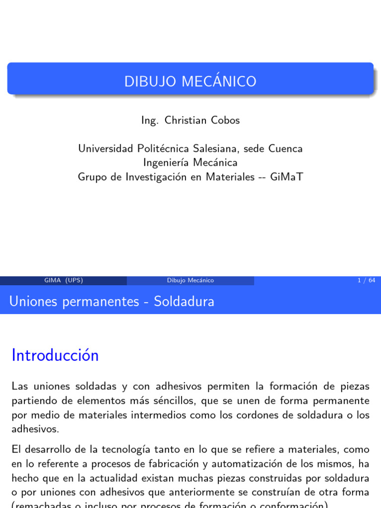 Uniones Soldadas y Encoladas | PDF | Tornillo | Soldadura