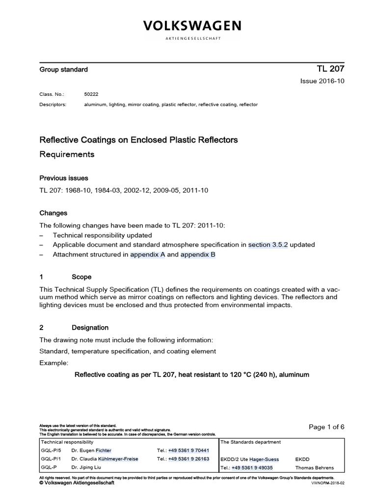 TL 207 en | PDF | Humidity | Coating