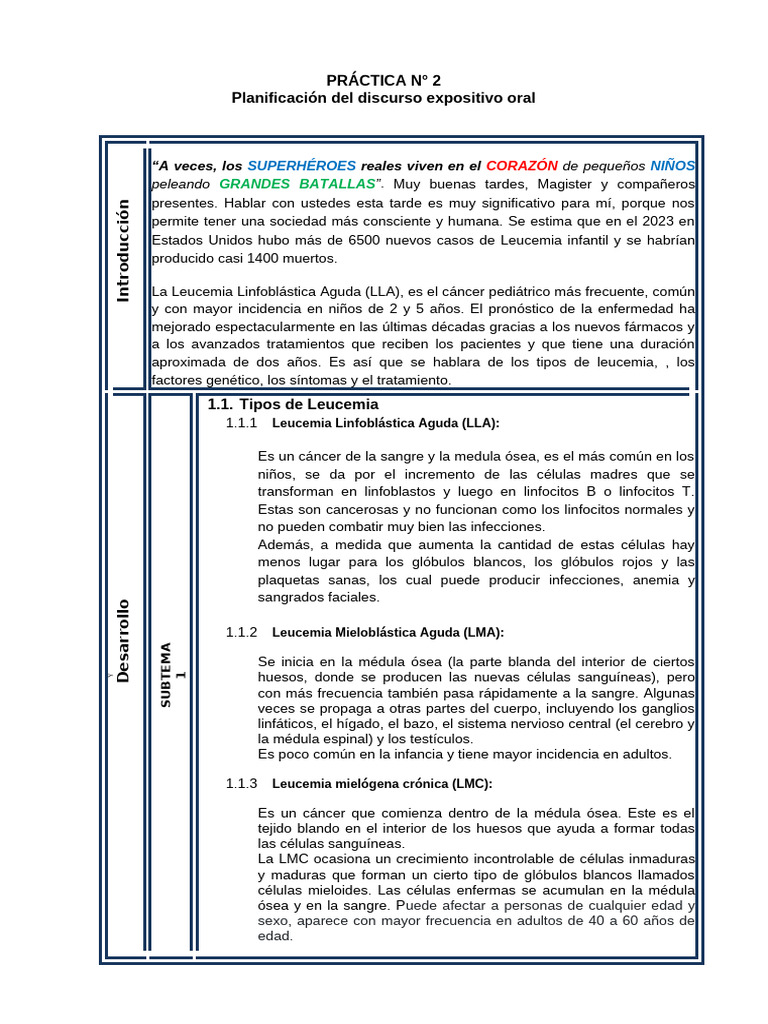 Leucemia Exposicion 2 | PDF | Leucemia | Sangre