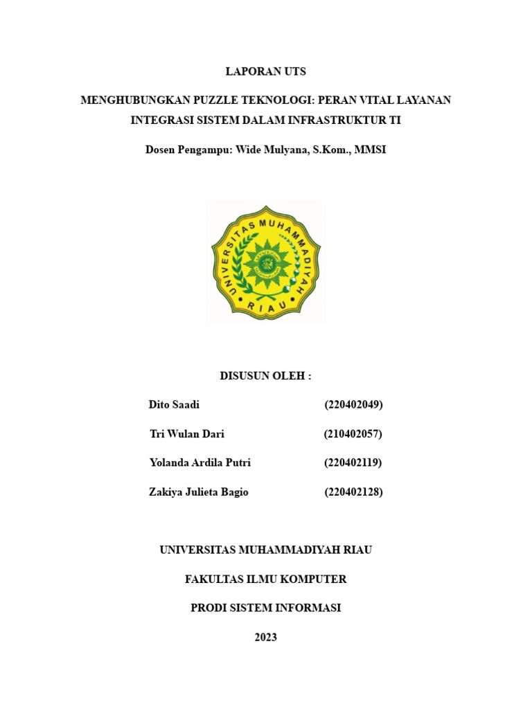 Laporan Uts | PDF | Komputer