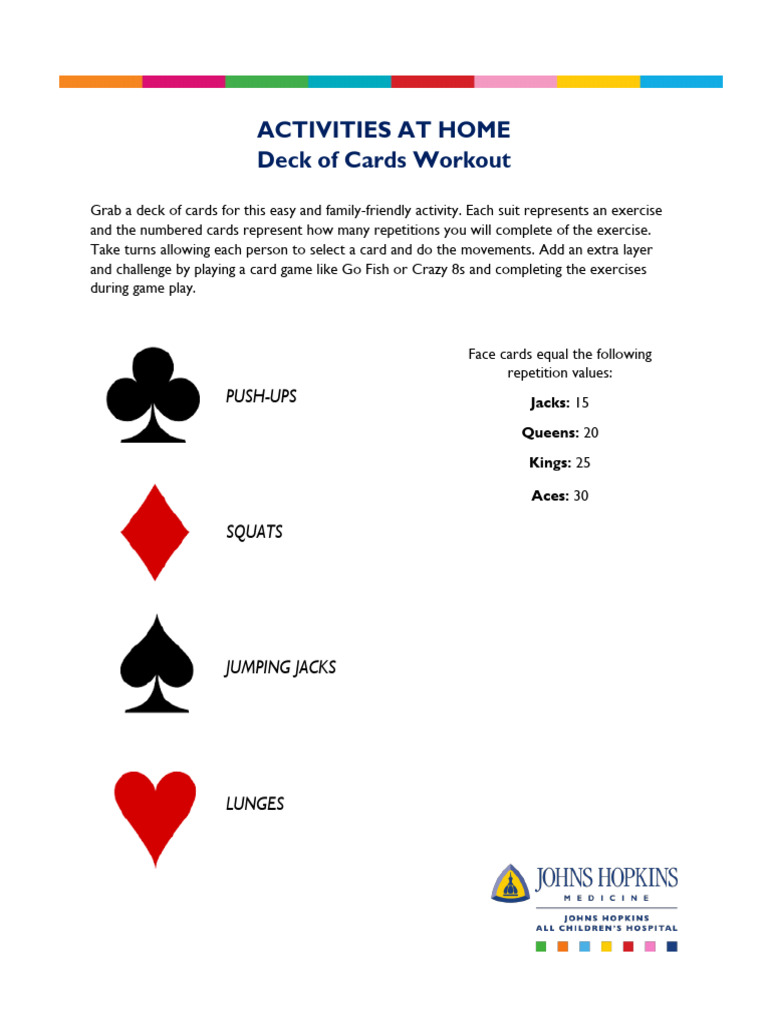Deck of Cards Workout Guide | PDF
