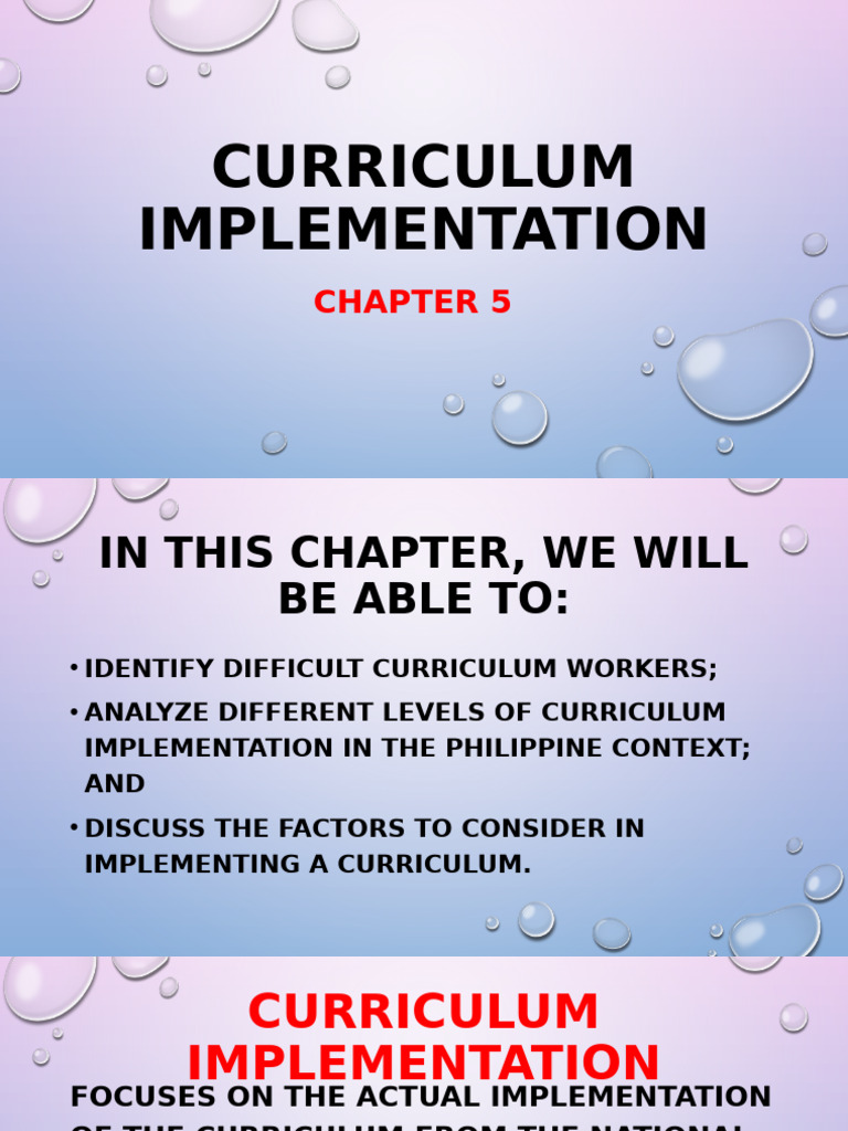 Curriculum Implementation in the Philippines | PDF | Curriculum