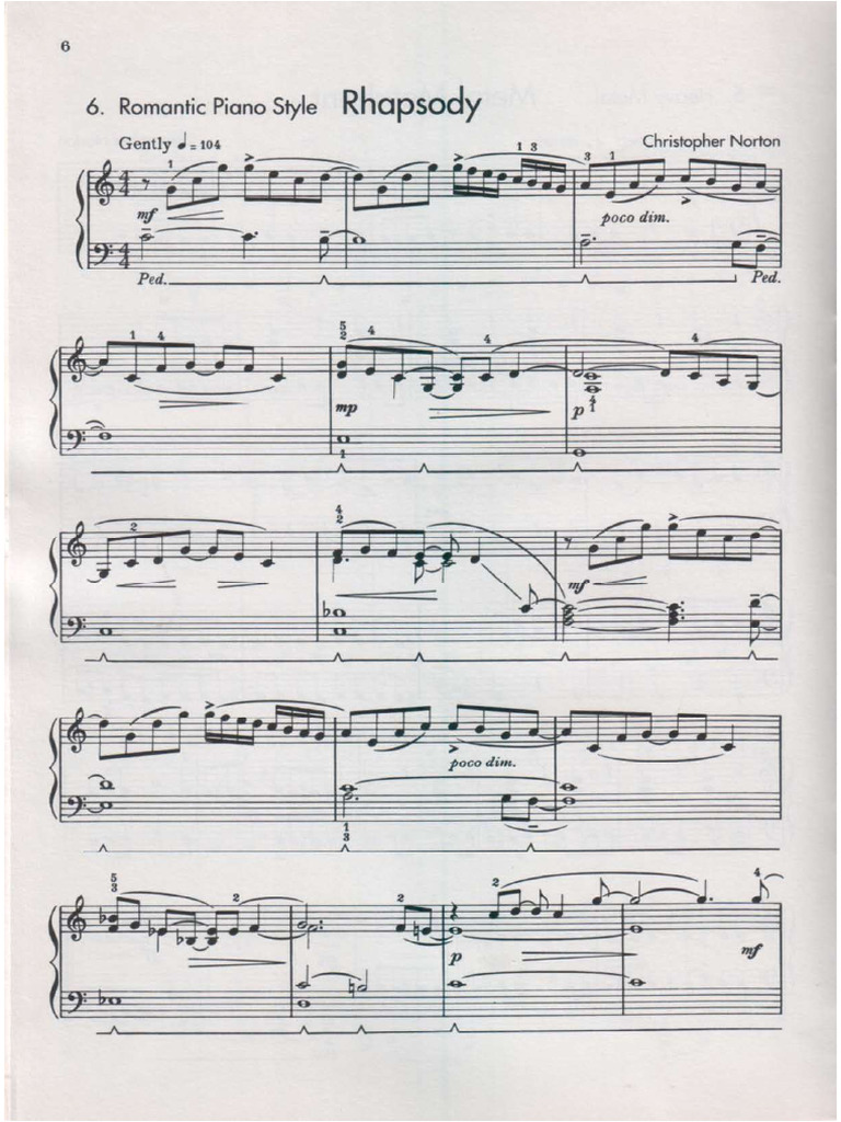 Rhapsody - Christopher Norton | PDF