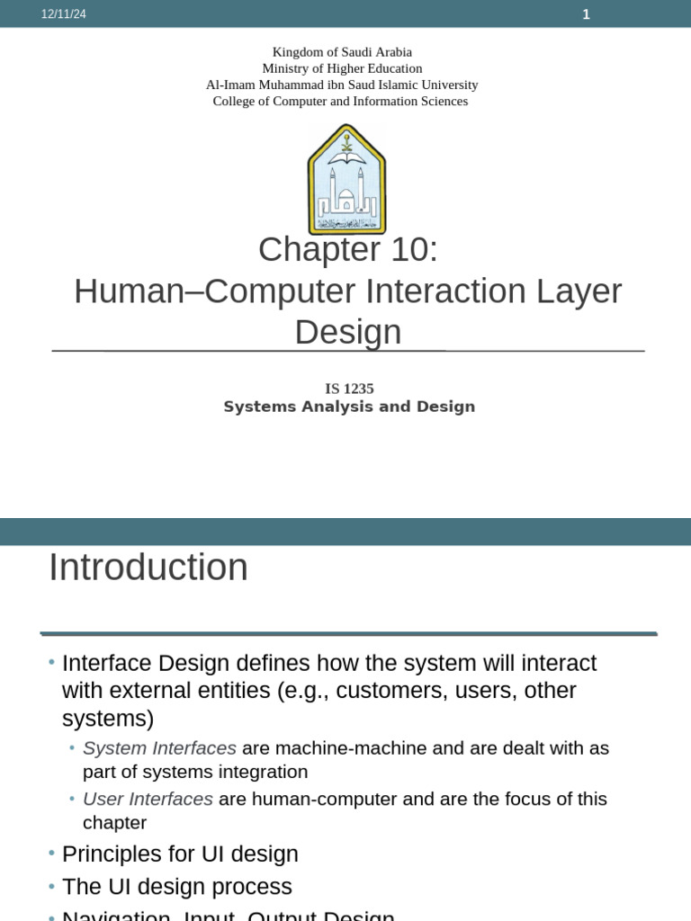 Ch10 Human Computer Interaction Layer Design Pdf User Interface Graphical User Interfaces