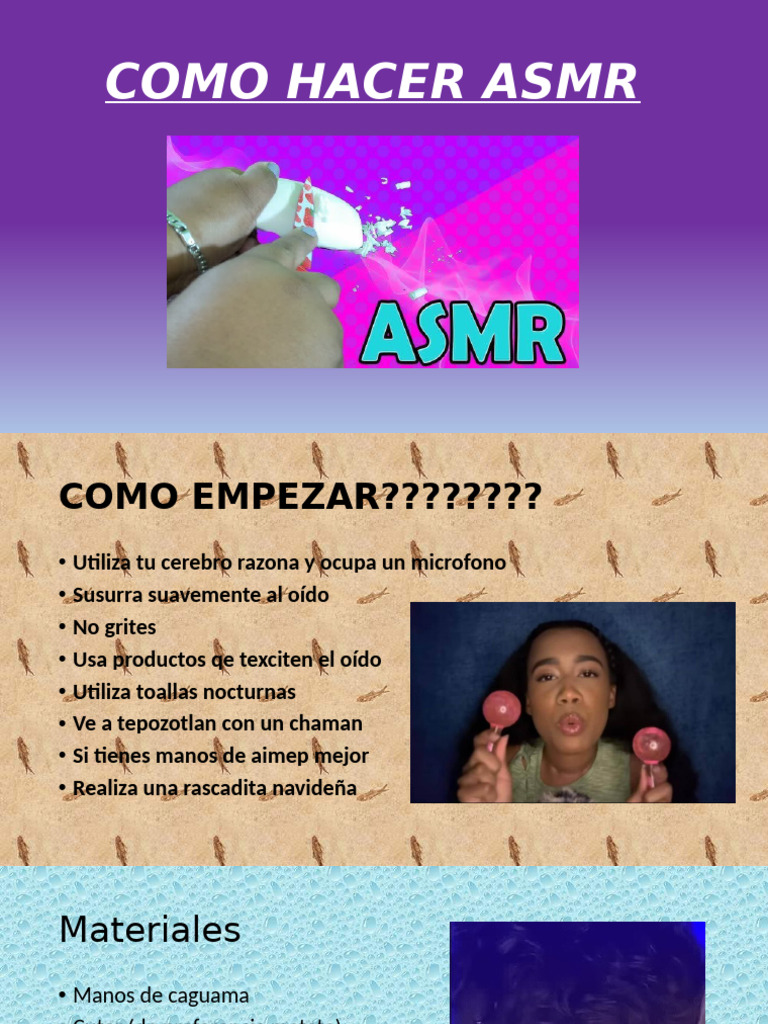 Como Hacer Asmr | PDF | Hogar, jardinería y bricolaje
