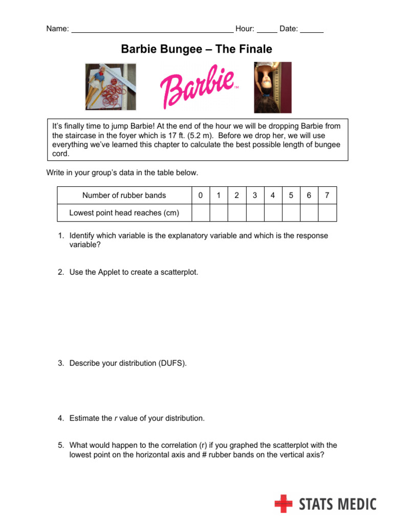 Stats Medic - Barbie Bungee Finale | PDF | Errors And Residuals ...
