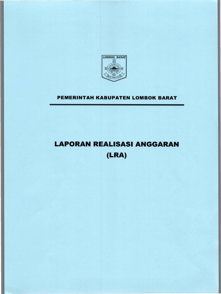LRA LO Dan Neraca Audited TA 2023 | PDF