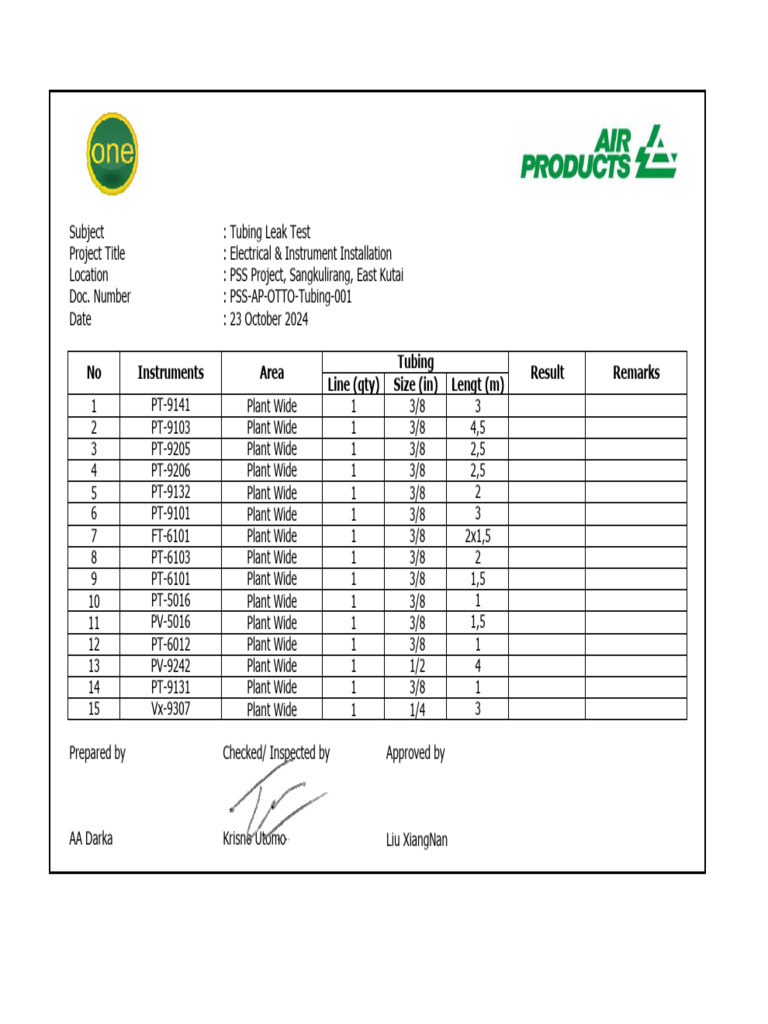 Leak Test Tubing 001 | PDF | Mechanical Engineering | Home Appliance