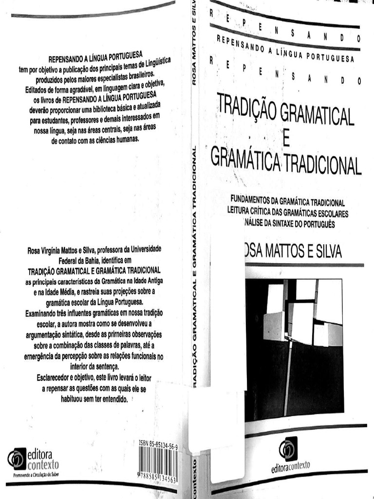Tradição Gramatical e Gramática Tradicional (Z-Lib - Io) | PDF