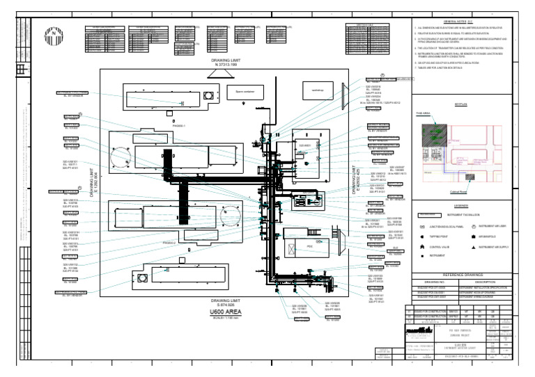 05-EN223057-PCE-DL5-00001 Instrument Location Layout | PDF | Electrical ...