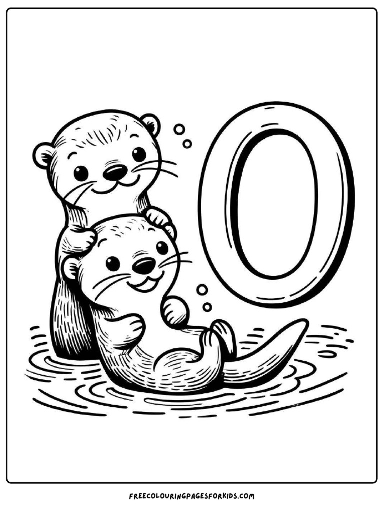 Letter o For Otter | PDF