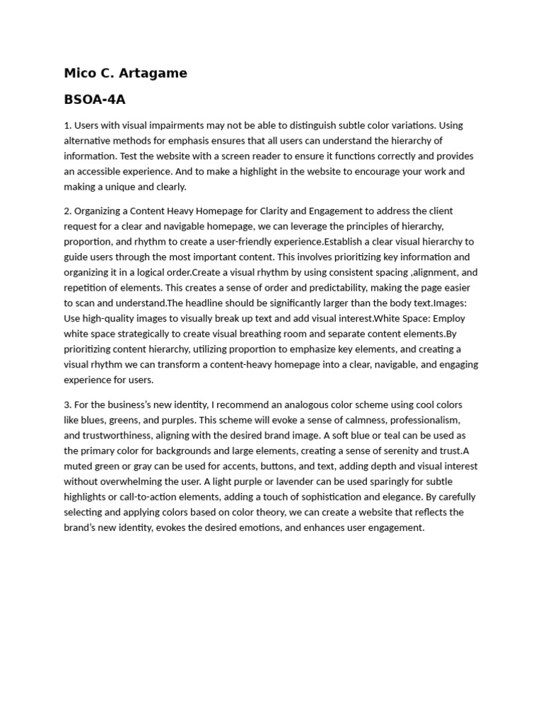 Webd Test 1 Essay | PDF