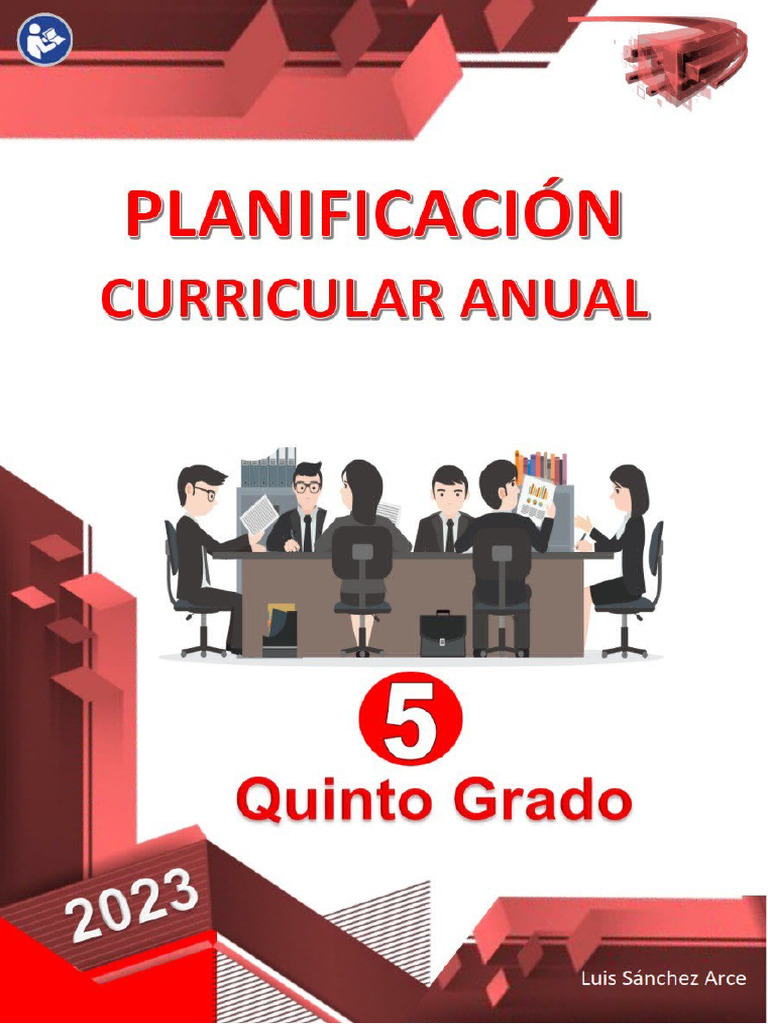 5to - Planificacion Curricular Anual | PDF | Plan de estudios | Aprendizaje