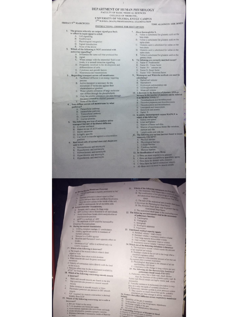 023 Main Physio Mcq Pdf